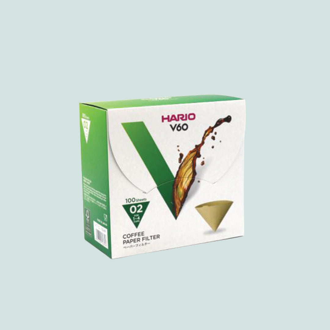 Hario V60 Paper Filter 02 Natural - Box 100pk – STOKA Coffee Roasters